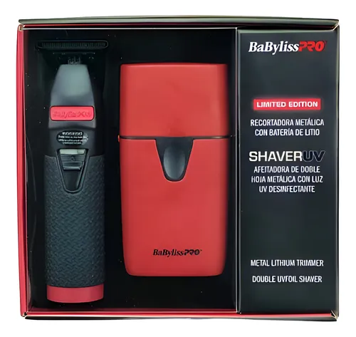 Bbs Babyliss Combo Trimmer Fx Shaver Uv Fxlfholpk2rbes Color Rojo ...