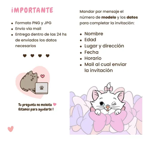 Invitación De Cumpleaños Gatita Marie Aristogatos - Digital en venta en ... Invitación De Cumpleaños Gatita Marie Aristogatos - Digital en venta en ...