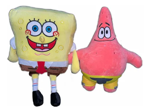 Peluches Patricio Estrella Y Bob Esponja 50 Cm Par 5 Meses Sin Interés