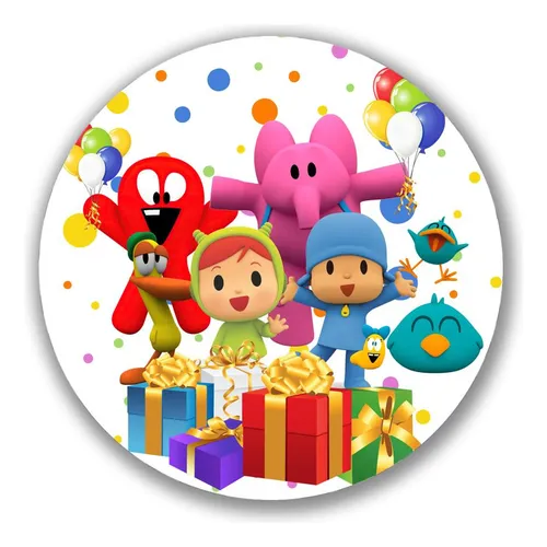 Painel Redondo Tecido Sublimado Com Elástico Pocoyo à venda em ... Painel Redondo Tecido Sublimado Com Elástico Pocoyo à venda em ...