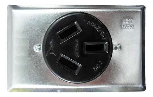 Toma 3x50 Trifilar Incrustar Hemar ( 2x4) Lct1021 | MercadoLibre