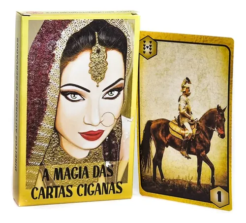 Baralho Tarô Magia Das Cartas Ciganas 36 Cartas Com Manual Mercadolivre