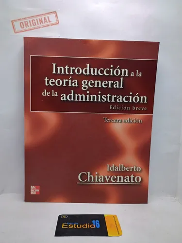 Introduccion A La Teoria General De La Administracion De La en venta en ... Introduccion A La Teoria General De La Administracion De La en venta en ...