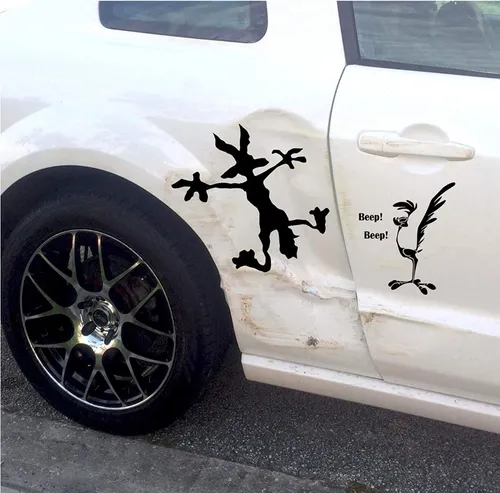 Sticker Calcomanía Coyote Correcaminos En Venta En Ciudad Madero