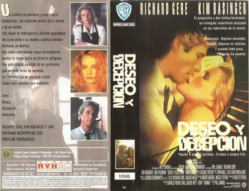 Deseo Y Decepcion Vhs Richard Gere Kim Basinger Uma Thurman en venta en ... Deseo Y Decepcion Vhs Richard Gere Kim Basinger Uma Thurman en venta en ...