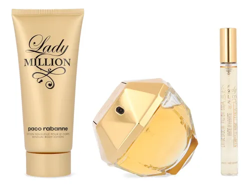 Paco Rabanne Lady Million Edp 80ml Set + Body Lotion 75ml | MercadoLibre
