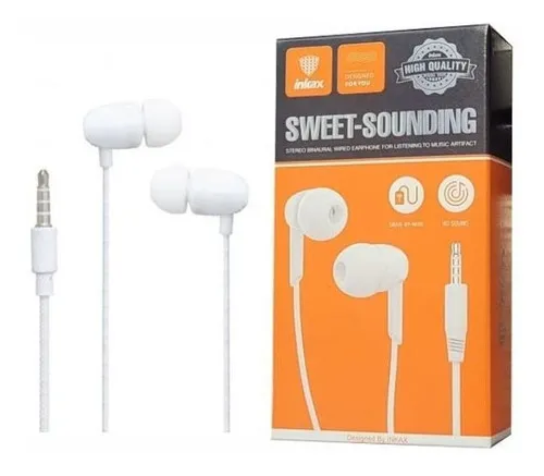 Fones de ouvido Inkax Sweet Sounding, cor branca, cor da luz, branco ... Fones de ouvido Inkax Sweet Sounding, cor branca, cor da luz, branco ...