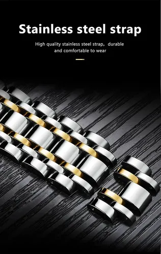 Relógio De Aço Inoxidável Masculino, Elegante E Moderno | Parcelamento ...