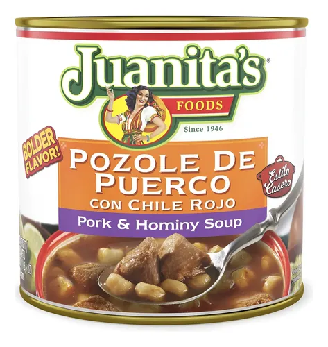 Pozole Rojo De Cerdo Juanita's Lata 710g | MercadoLibre
