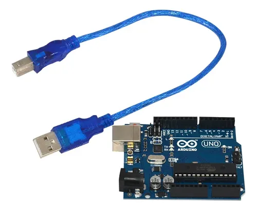 Compativel Arduino Uno Dip Atmega328p R3 + Cabo Usb | MercadoLivre Compativel Arduino Uno Dip Atmega328p R3 + Cabo Usb | MercadoLivre
