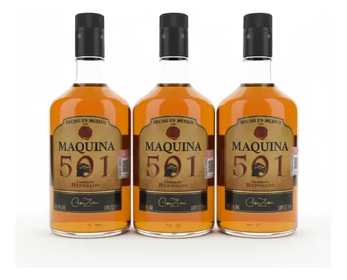Tripack Charanda Reposado Máquina 501 750 Ml | MercadoLibre