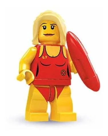 Lego - Minifiguras Serie 2 - Lifeguard | Meses sin interés