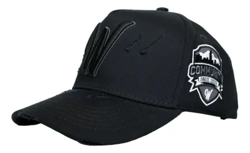 Gorra W Merch Béisbol Premium Negra Drop 3 Westcol Original Envío Gratis