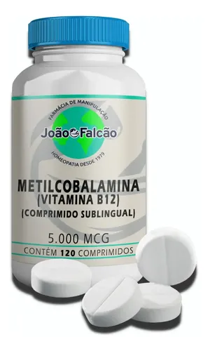 Metilcobalamina(vit. B12) 5mg - 120 Comprimido Sublingual ...