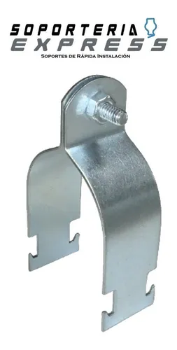 Abrazadera Unicanal Para Tubo De 3/4 - 50 Pzas | Meses sin interés