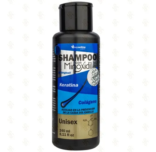 Shampoo Con Minoxidil Sin Sal Keratina Colageno Anti Caida Mercadolibre