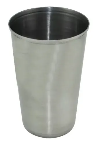 Set X6 Vasos Acero Inoxidable Chico Carol Bebidas 220ml Gris | MercadoLibre