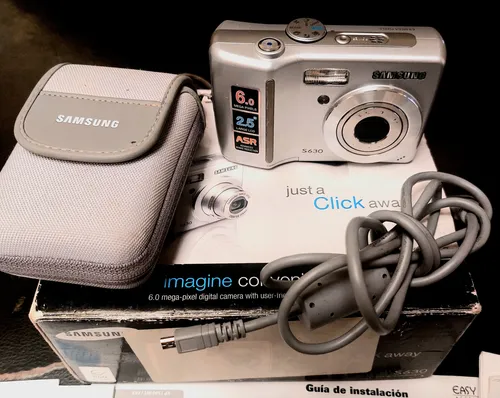 Cámara Digital Samsung S630 Con Batería Aa Gris Plata | MercadoLibre