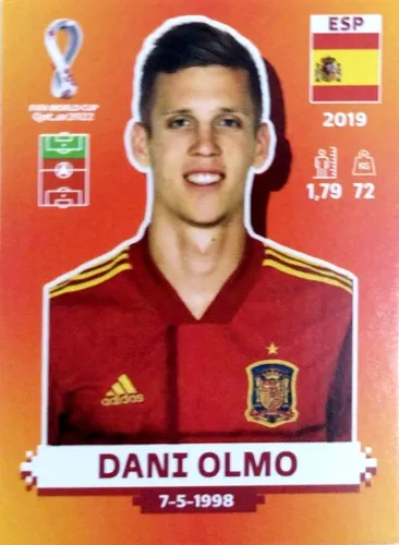 Figurita Cromo Dani Olmo España Panini Qatar 2022 Mundial en venta en ... Figurita Cromo Dani Olmo España Panini Qatar 2022 Mundial en venta en ...