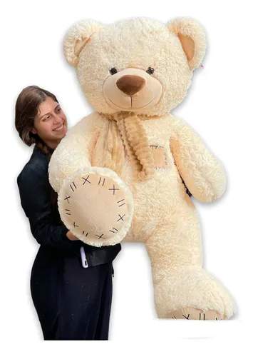 Oso De Peluche Gigante Metro Y Medio 1 50 Moño 3 Globos Cuotas