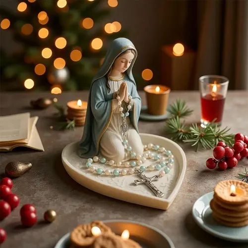 Portador Del Rosario Jesús / Virgen María Yz | MercadoLibre