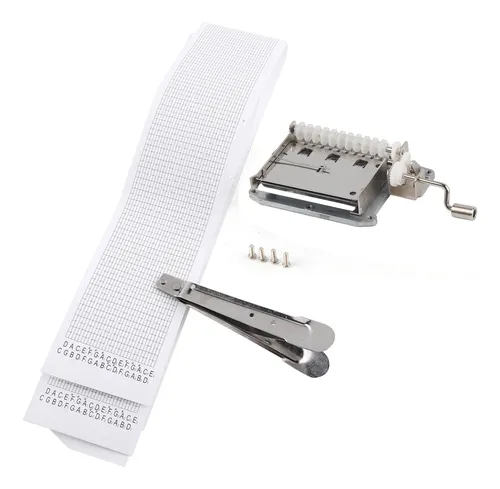 30-note Hand-crank Paper Tape Music Box Diy Kit | MercadoLivre