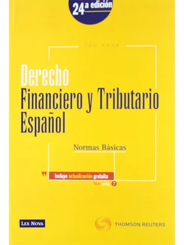 Derecho Financiero Y Tributario Español Normas Básicas De Alejandro