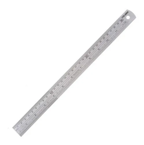 Regla Metálica Acero Inoxidable 30cm 12 Pulgadas Tolsen Mercadolibre