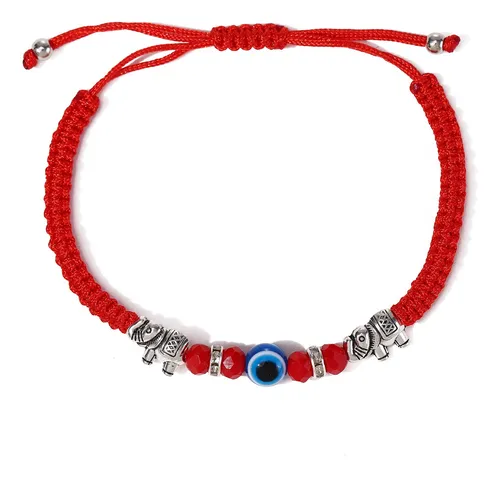 Pulsera De Elefante Hilo Rojo Trenzado Con Mal De Ojo Suerte | Meses ... Pulsera De Elefante Hilo Rojo Trenzado Con Mal De Ojo Suerte | Meses ...