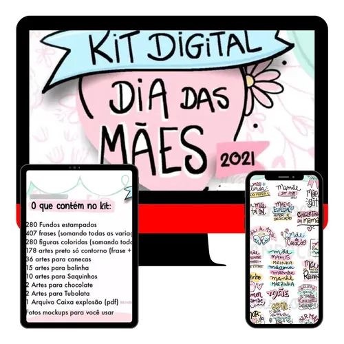 Arquivo Kit Digital Dia Das Mães Pandoca 2021 Mercadolivre