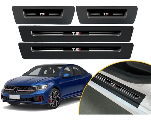 Jogo Soleira Resinada Carro Jetta Tsi Modelo Elegance Drop ...