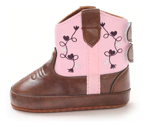 Botas Vaqueras Para Bebe Botines Antideslizante Recien | MercadoLibre