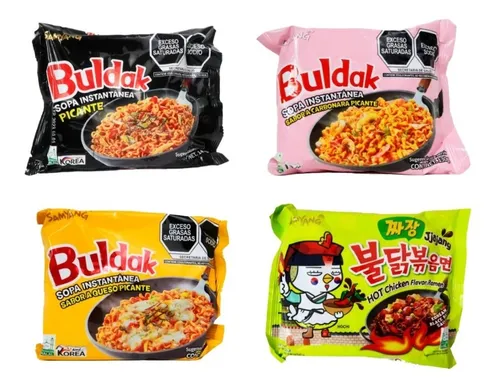 Paquete Ramen Buldak Variado, Perfecto Para Probar | Envío gratis