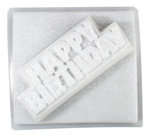 Molde Para Gelatina En Forma De Letras Happy Birthday Grande En Venta
