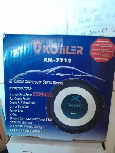 Subwoofer Koiiler Xm-7712 De 12 Pulgadas | MercadoLibre Subwoofer Koiiler Xm-7712 De 12 Pulgadas | MercadoLibre
