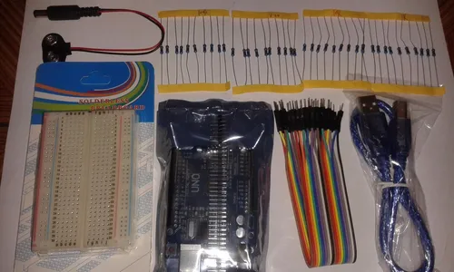 Kit Arduino Uno R3 Protoboard Mercadolivre