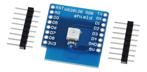Rgb Led Shield Ws2812b Para Wemos D1 Mini Rgb Led Shield Ws2812b Para Wemos D1 Mini