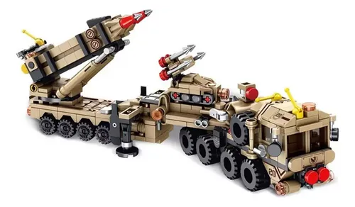 Lanzamisiles 12 en 1 con blindaje cúbico, compatible con Lego, número ...
