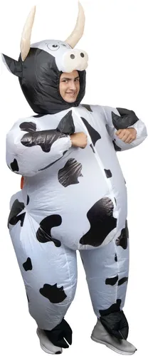 Disfraz Vaquita Inflable Vaca Lechera Halloween Fiesta | Meses sin interés
