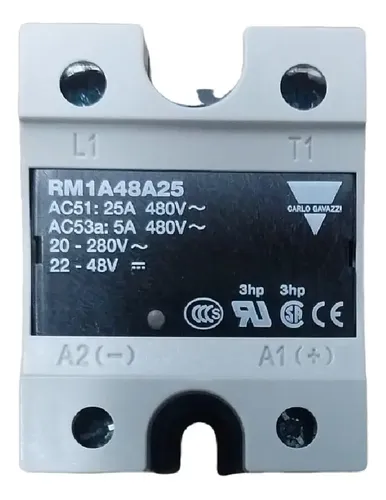 Rm1a48a25 Relevador De Estado Solido 25 Amps Carlo Gavazzi Meses Sin