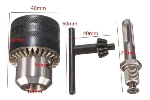 Adaptador Para Martelete P Makita Bosh Dewalt Sds Plus Chave