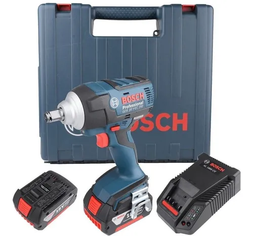 Chave De Impacto A Bateria 18v 1 2 220v Bosch Gds 18v Ec250 Frete Grátis