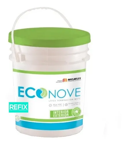 Econove Pintura Látex Interior/exterior X 4lts - Anclaflex Econove Pintura Látex Interior/exterior X 4lts - Anclaflex