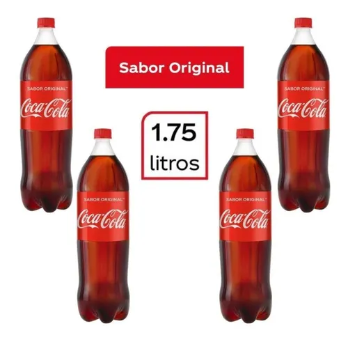Paquete De 4 Refrescos Coca Cola Regular De 1.75 Lt, | MercadoLibre Paquete De 4 Refrescos Coca Cola Regular De 1.75 Lt, | MercadoLibre
