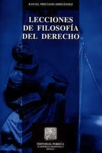 Libro Lecciones De Filosofía Del Derecho Preciado Hdz Mercadolibre