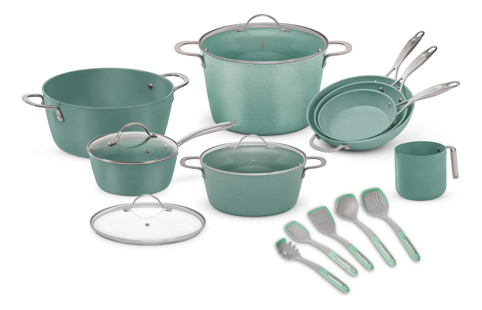 Batería De Cocina Jade Chef 17 Piezas Jade Cook