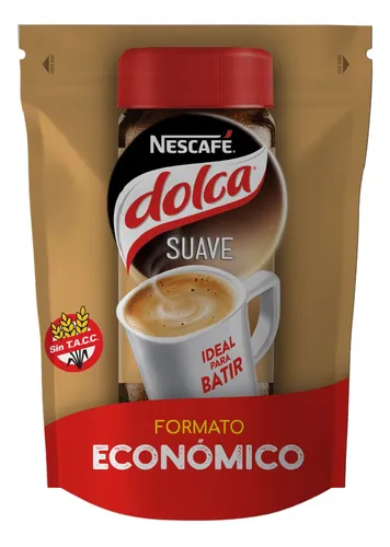 Café instantáneo suave Nescafé Dolca Suave sin TACC doypack 170 g Café instantáneo suave Nescafé Dolca Suave sin TACC doypack 170 g