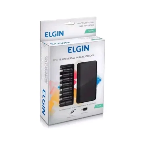 Fonte Carregador Universal Notebook Elgin 9 Conectores 90w ... Fonte Carregador Universal Notebook Elgin 9 Conectores 90w ...
