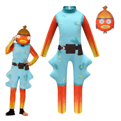 Traje De Performance De Palco De Fortnite Cosplay Little Fis Frete Grátis