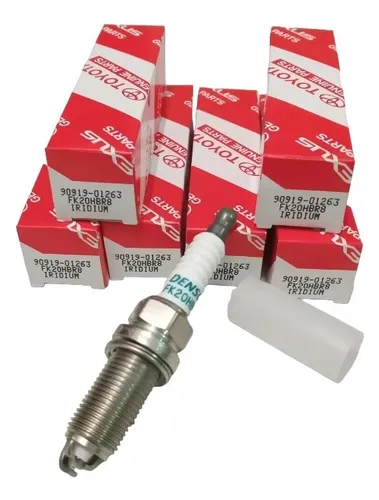 6 Bujias Iridium Toyota Original Fk20hbr8 3.5 V6 2016-2020 | Envío gratis